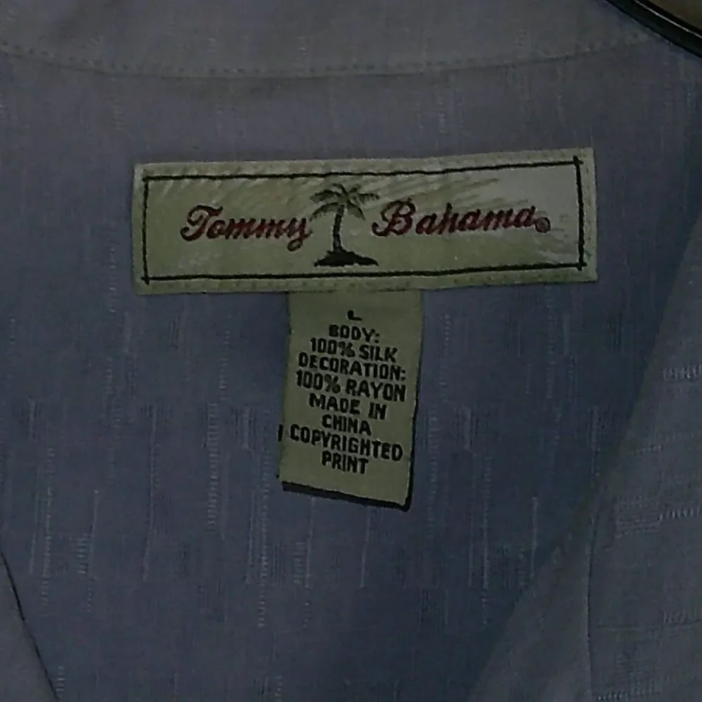 Tommy Bahama | Shirts | Tommy Bahama Light Blue Silk Graduation ...
